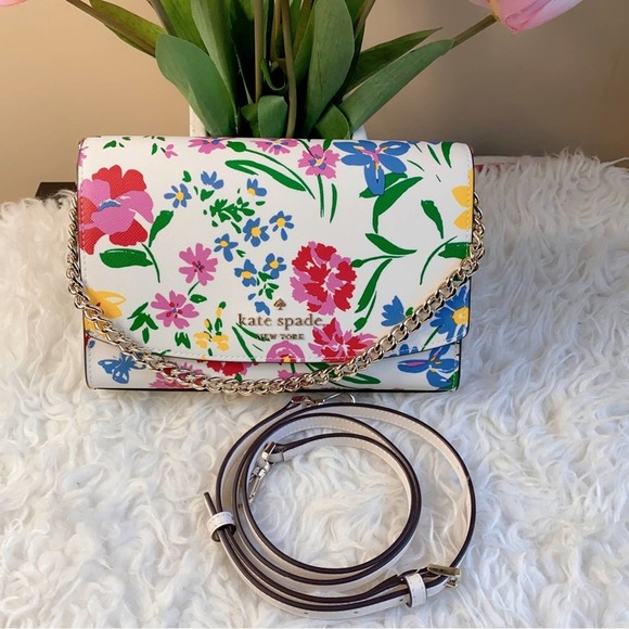 kate spade | Bags | Kate Spade Carson Garden Bouquet Convertible ...